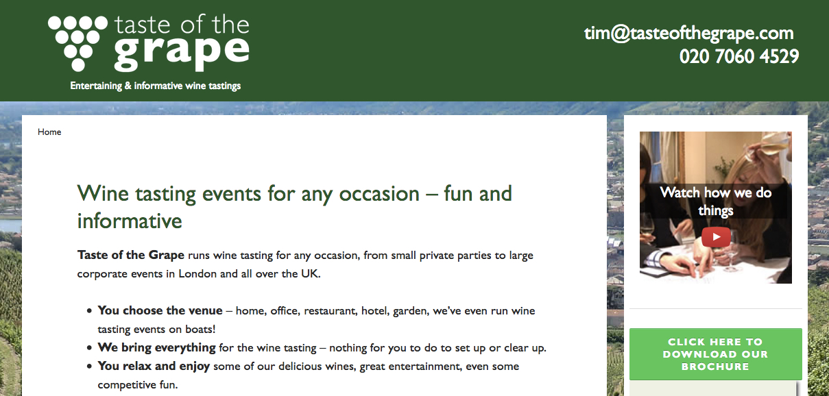 Corporate Wine Tastings and Events - Tim Syrad Wines